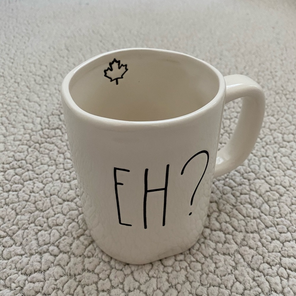 Rae Dunn Eh? Maple Leaf Canada Mug - Gem